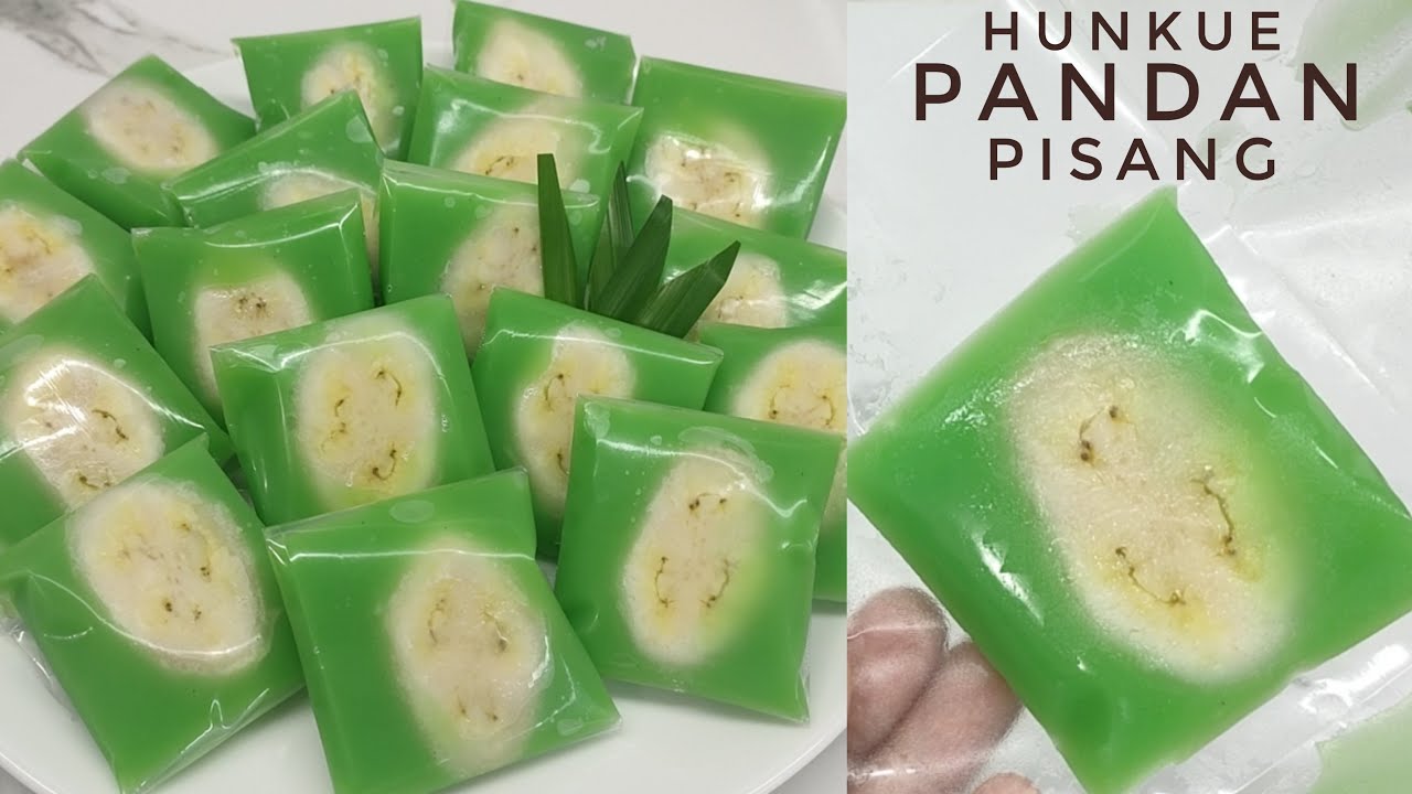 RESEP HUNKUE PANDAN PISANG enak dan lembut harus coba !! - YouTube