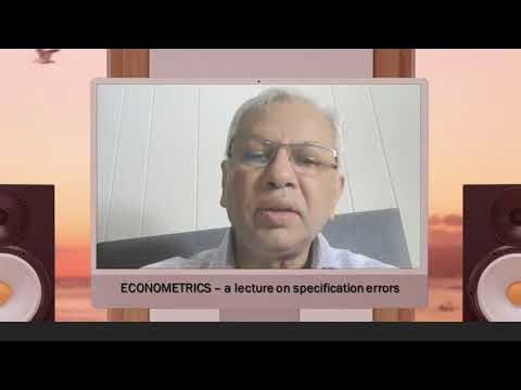 Econometrics - a lecture on Specification Errors - YouTube