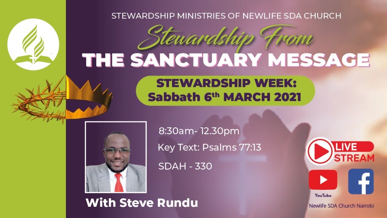 Sabbath Morning Service || Stewardship From The Sanctuary Message || 06 ...