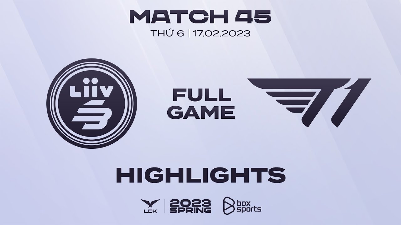 LSB vs T1 Highlights ALL GAMES | Match 45 | LCK Spring Split 2023 - YouTube