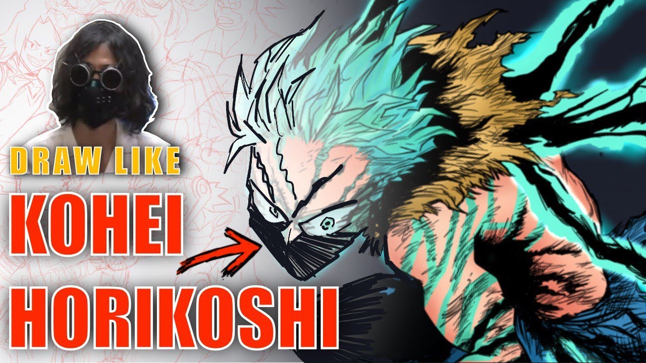 I Learn to Draw Like KOHEI HORIKOSHI for 30 Days - YouTube