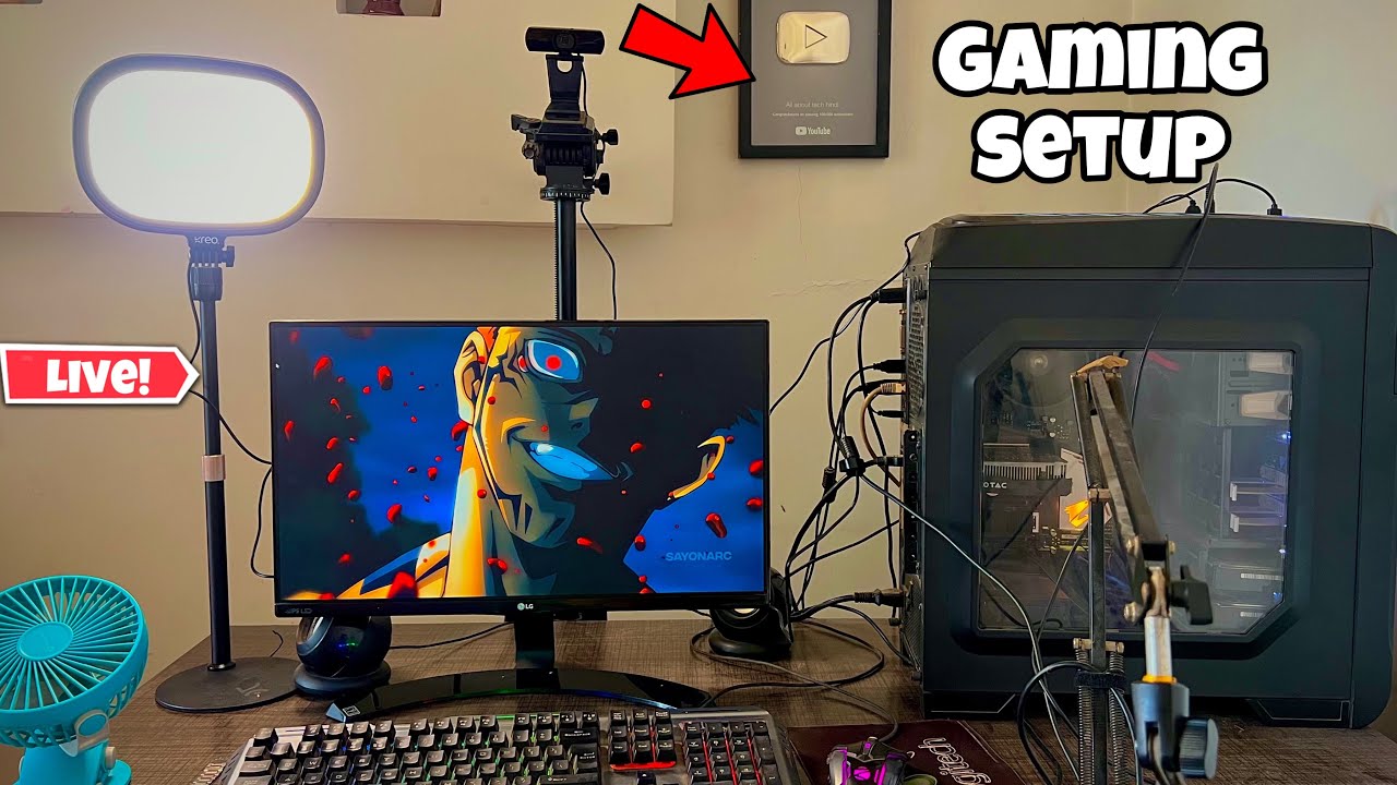 My Ultimate Gaming & Streaming Setup 2025🔥 | Epic PC Build! - YouTube