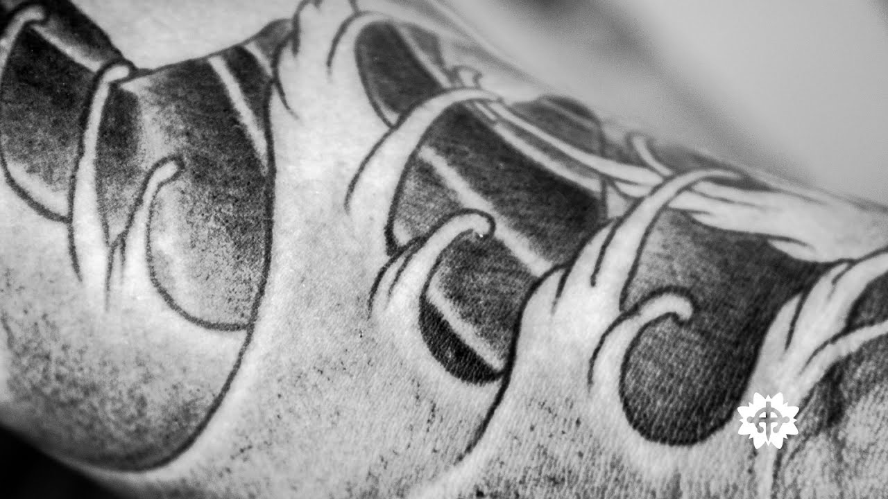 Geisha & Koi Japanese Sleeve - Linework - YouTube