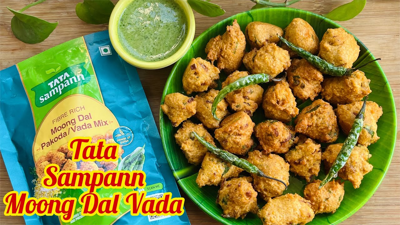 Tata Sampann Fibre Rich Moong Dal Vada Mix | Tata Sampann Moong Dal ...