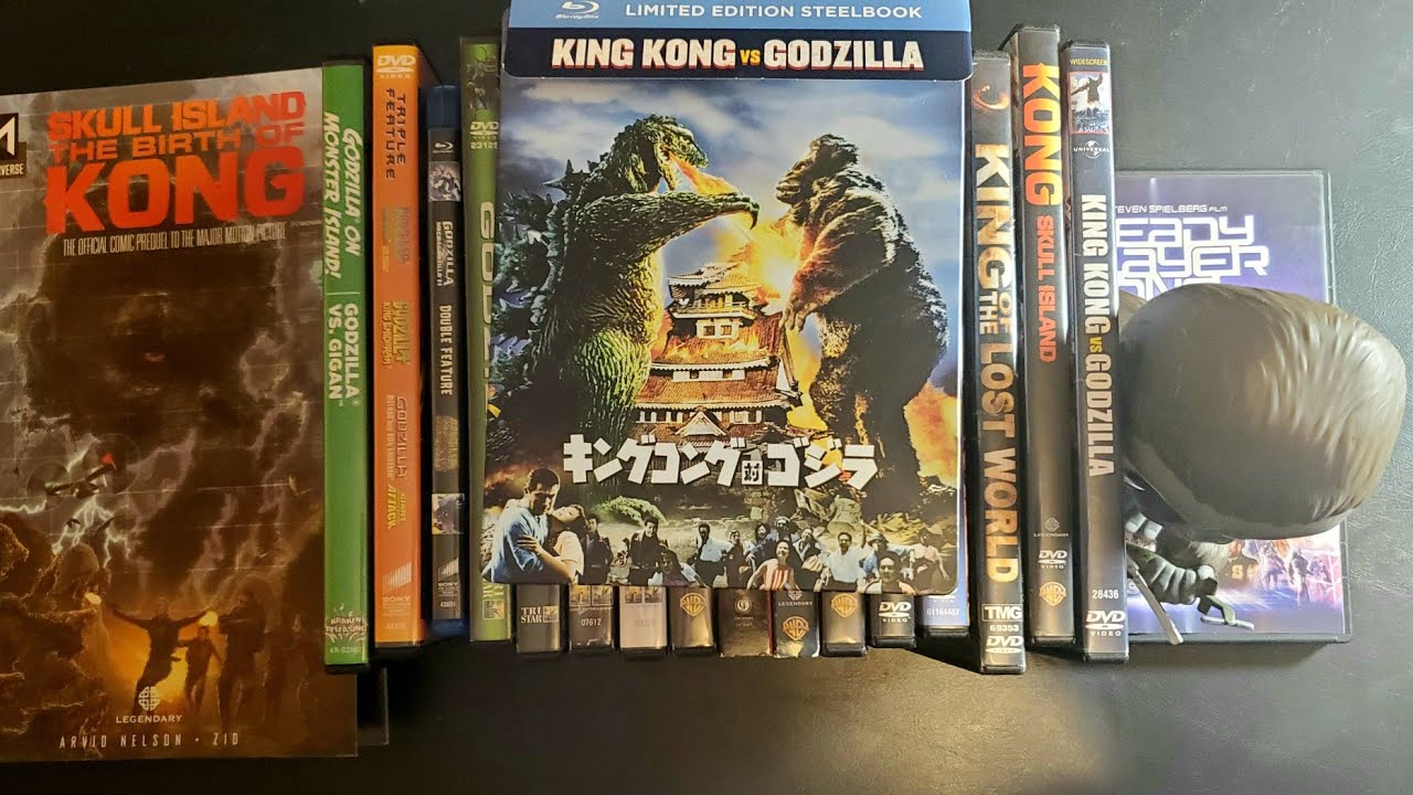 My King Kong and Godzilla Movie Collection!! - YouTube