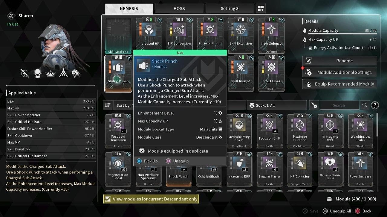 The First Descendant: Crystallization Catalyst on Sub-Mod Slot NOT ...