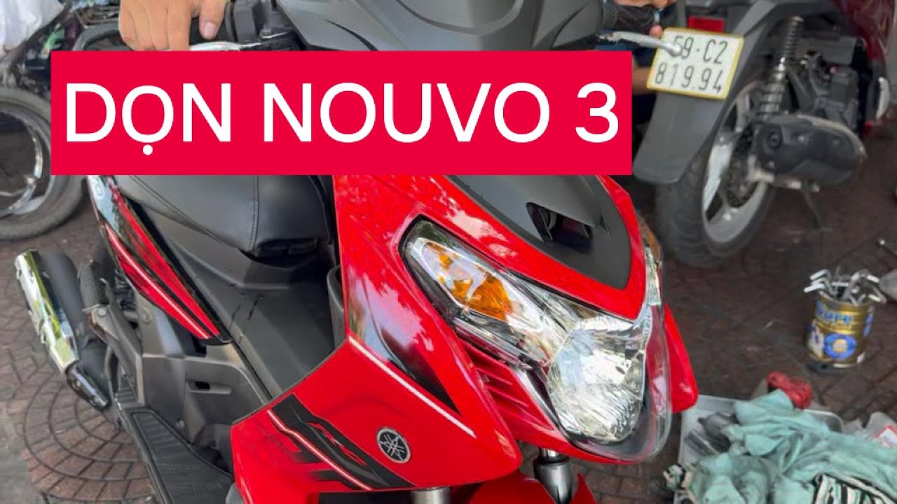 XE NOUVO 3 TỔNG ĐẠI TU : làm sao cho xe ít hao xăng - thay dàn áo mới ...