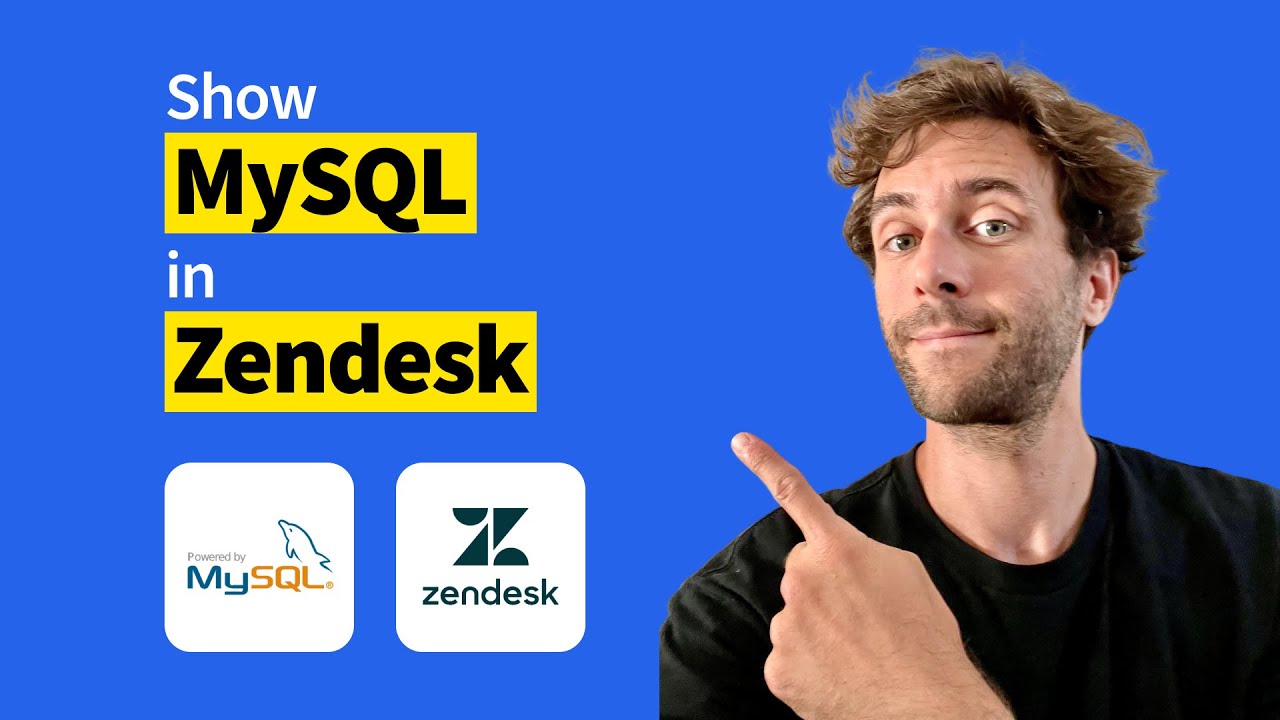 How to show MySQL data in Zendesk - YouTube