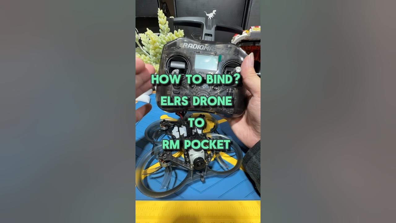 How to bind? Radiomaster pocket ELRS to serial based ELRS receiver #drone #fpv - YouTube