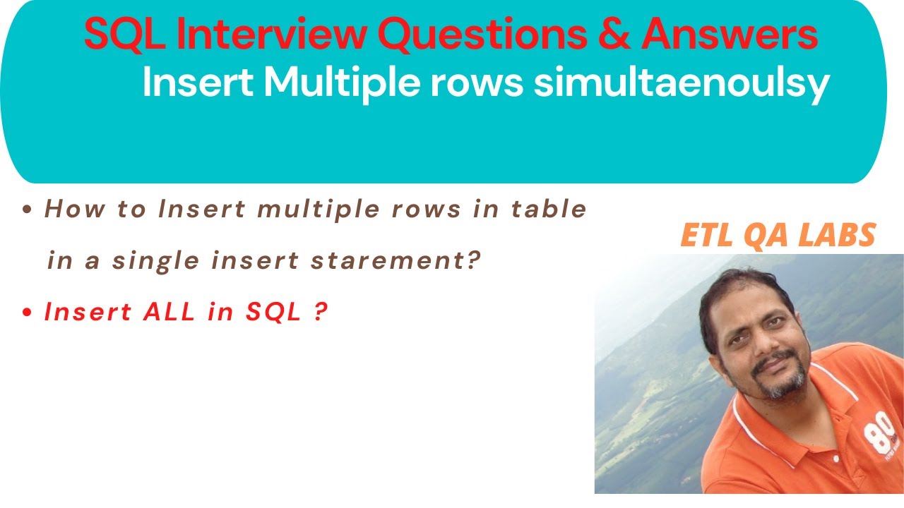 Solved Inserting Multiple Rows Into Oracle 9to5Answer Solved Inserting Multiple Rows Into Oracle 9to5Answer
