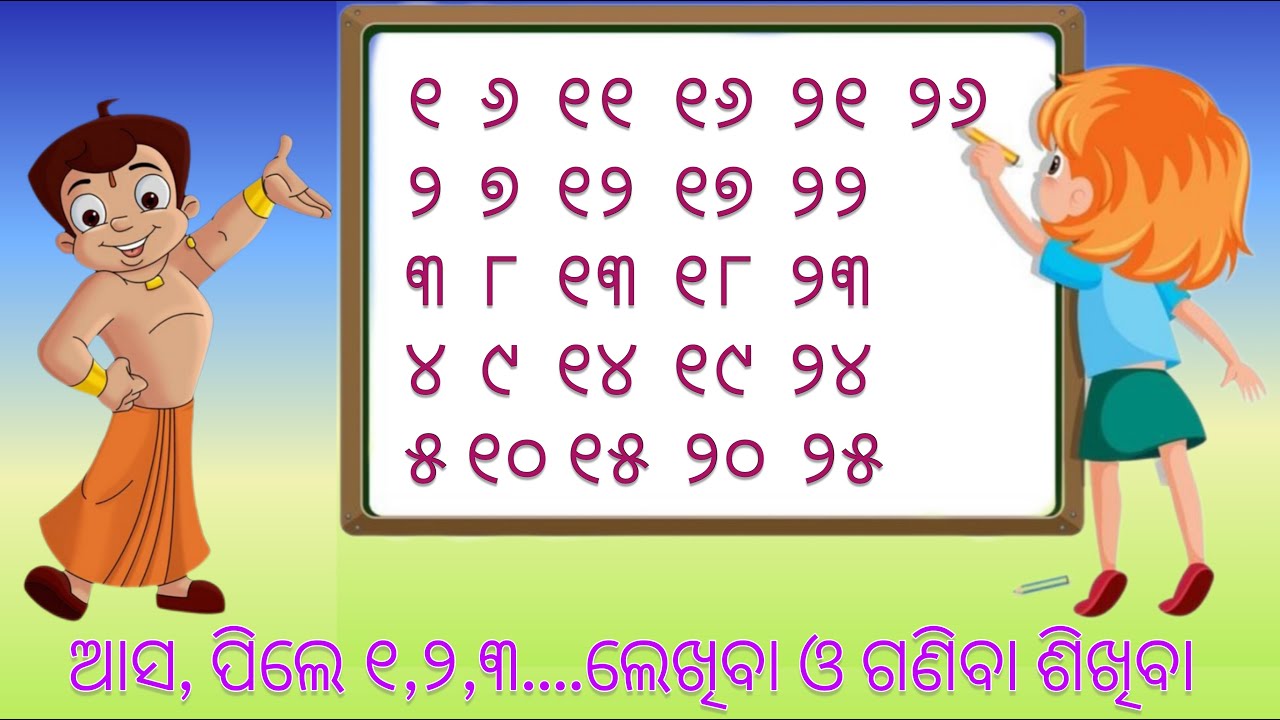 ଏକ, ଦୁଇ//Odia Numbers//Odia 123//Part-1 //Odia eka dui//odia learning ...