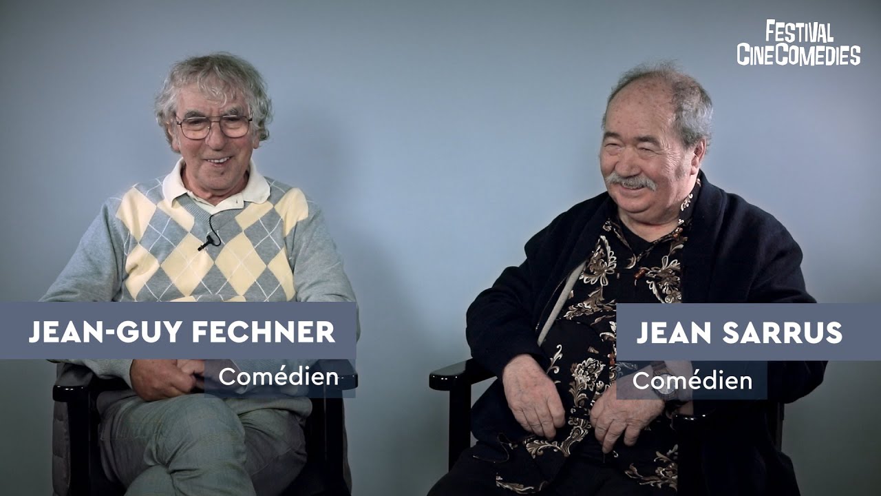 Les Charlots Jean Sarrus et Jean-Guy Fechner au Festival CineComedies ...