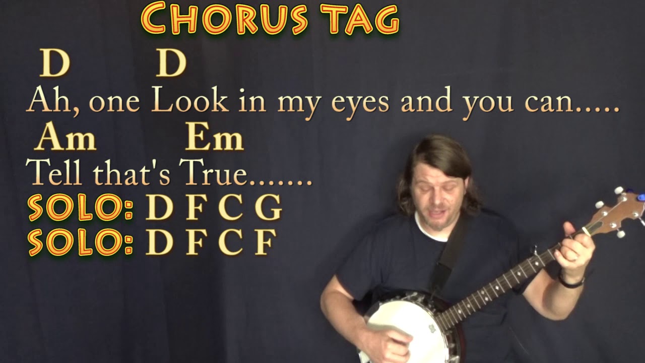 Old Man (Neil Young) Banjo Cover Lesson with Chords/Lyrics - YouTube