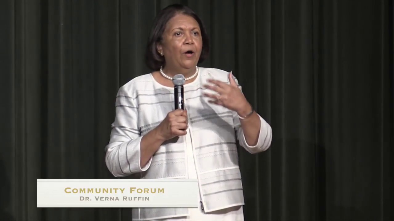 Community Forum - Verna Ruffin - YouTube