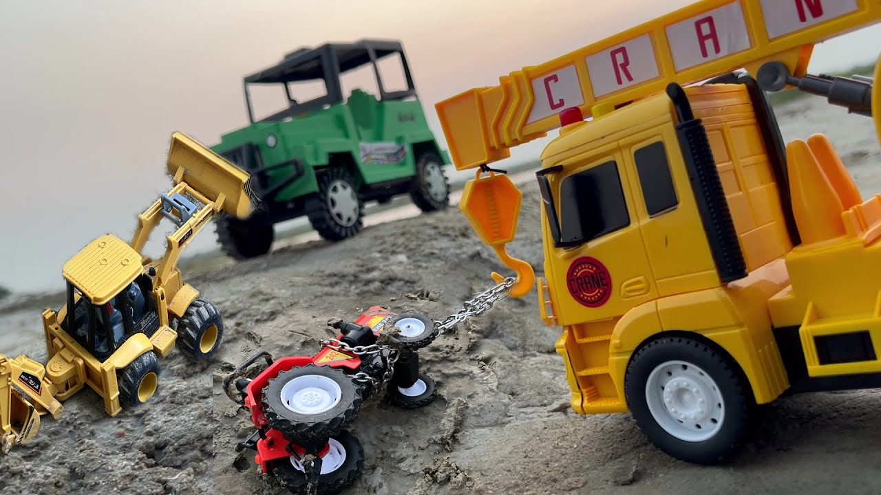 Toy tractor accident video | Kids video | Tractor video | JCB video ...