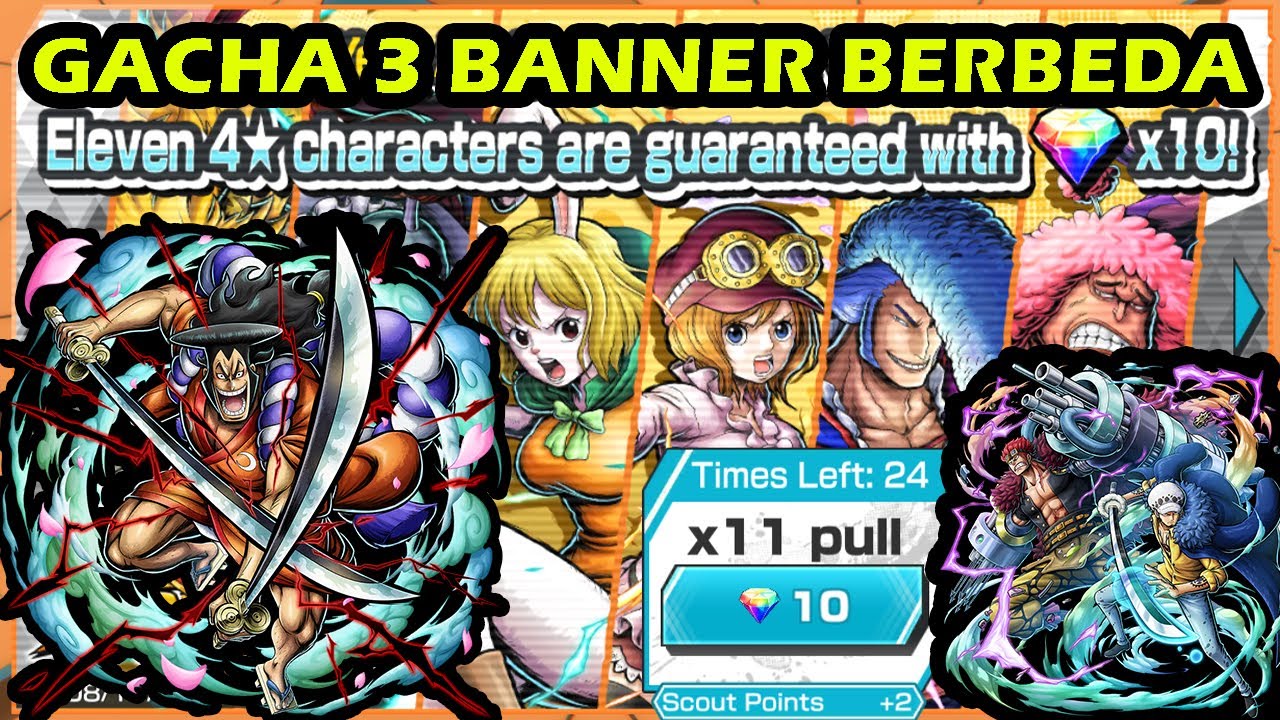 GACHA REBANNER EX ODEN & BANNER 10RD | One Piece Bounty Rush - YouTube