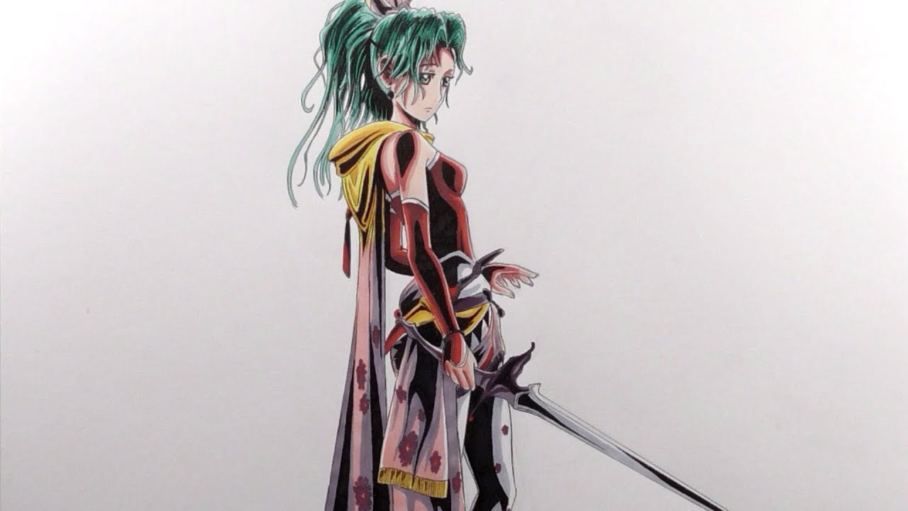 Drawing Terra From Final Fantasy 6 - The Road To Dissidia NT (Timelapse ...