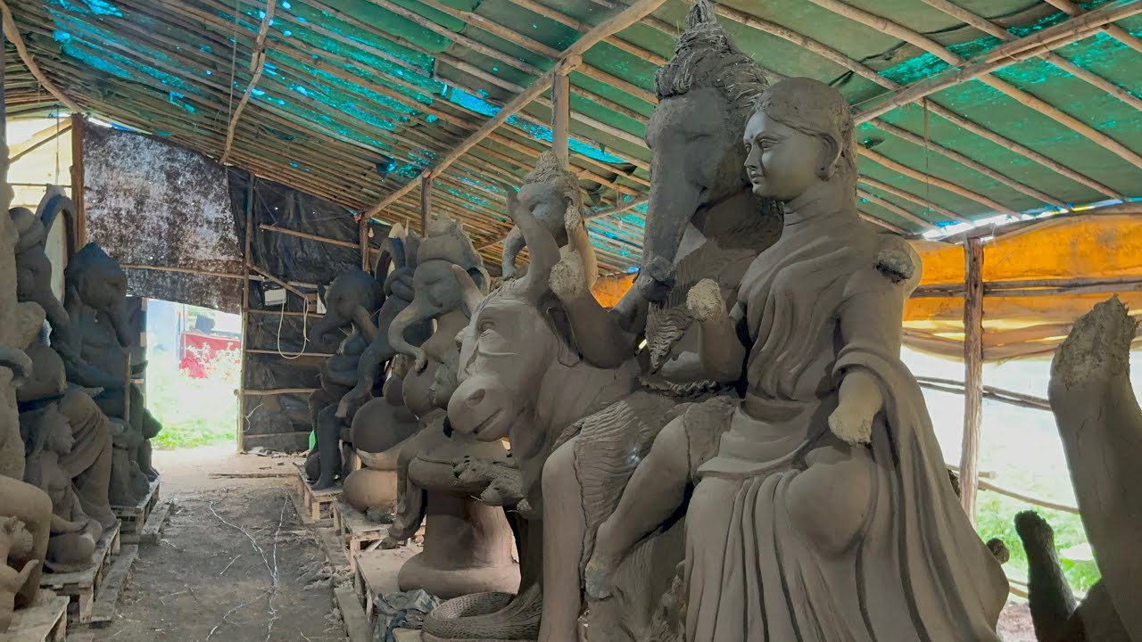 Ganesh Murti Kala Kendra mana Raipur | mana camp ganesh murti Kala ...