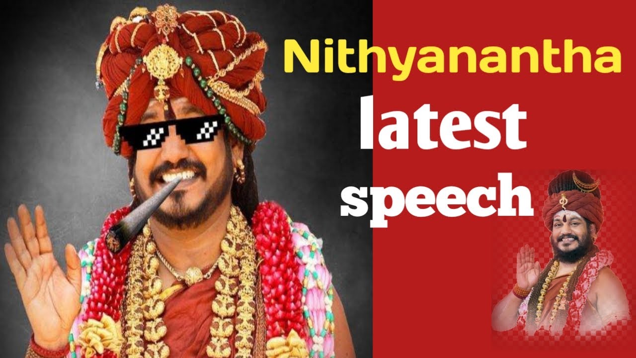 Nithyanantha latest speech 😎😎👌 - YouTube