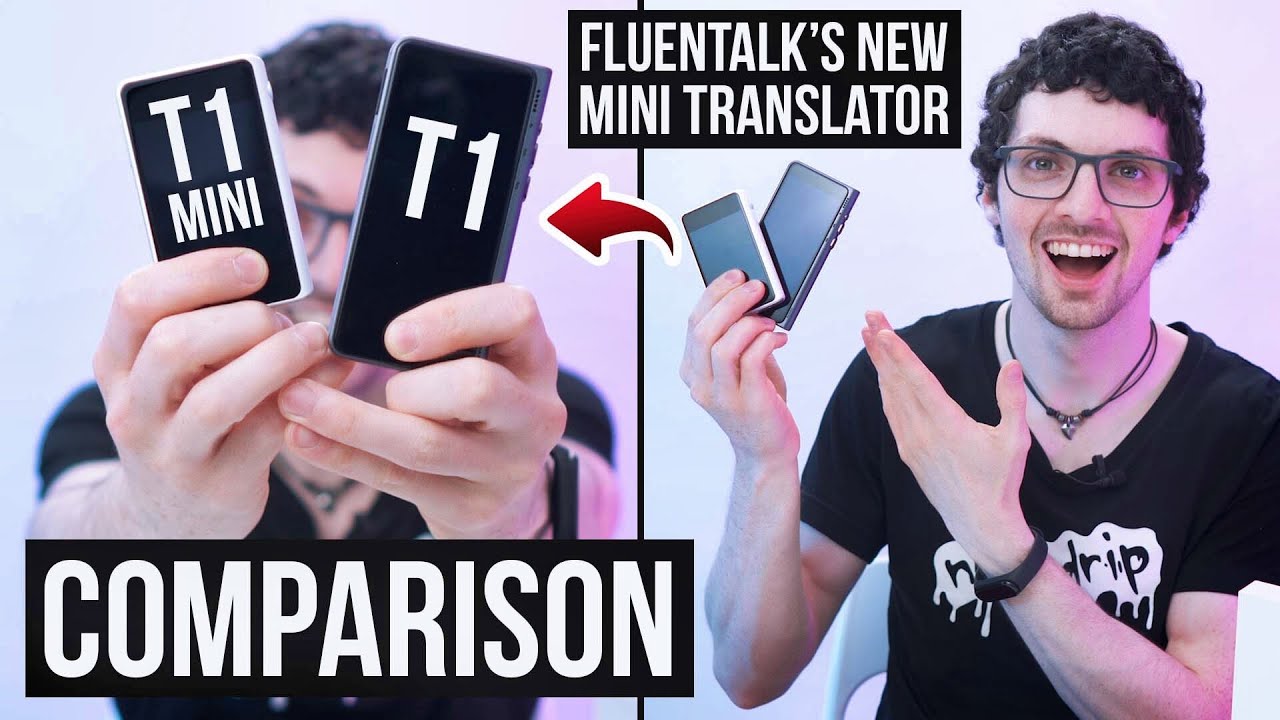 New Tiny & Lightweight Travel Translator! Fluentalk T1 & T1 Mini Review ...