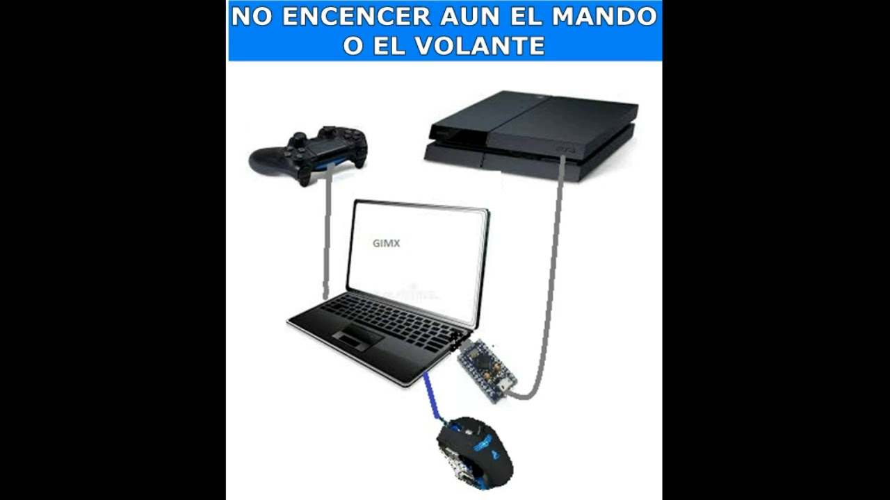 adaptador gimx ps4 raton o volante antiguo logitech en tu ps4 por 10 ...