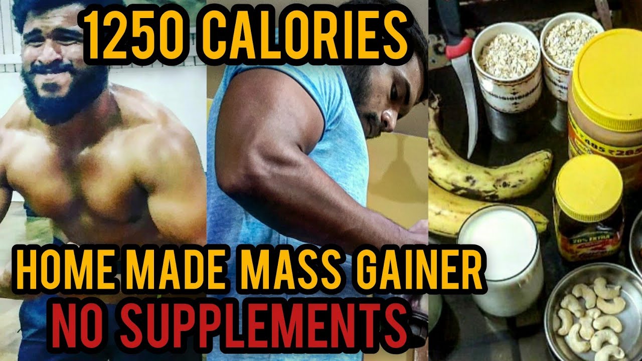 HOMEMADE MASS GAINER SHAKE | WEIGHT GAIN AND MUSCLE BUILDING SHAKE ...