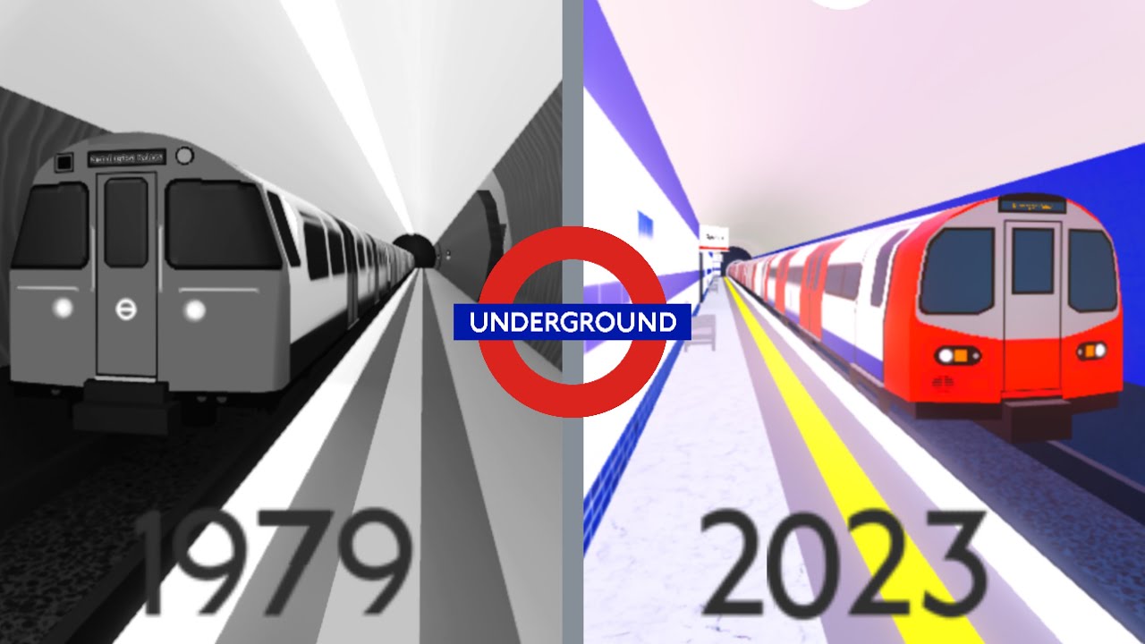 Evolution of the London Underground Jubilee Line Roblox MTG edition ...