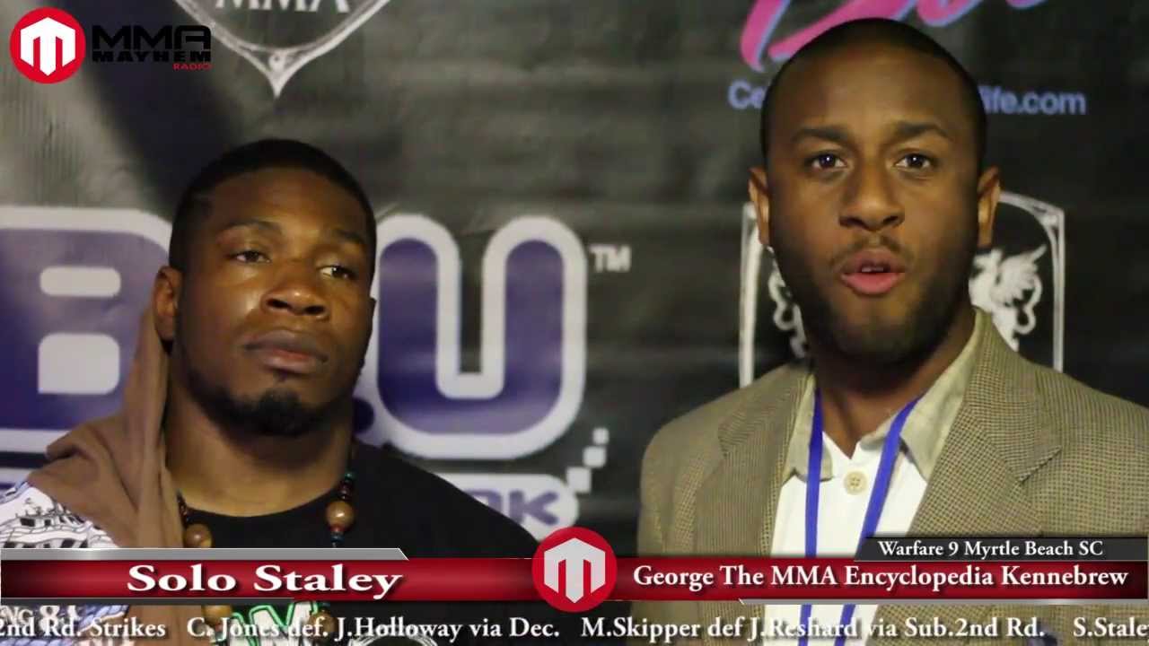 Warfare 9 Post Fight Interview With Solo Staley - YouTube