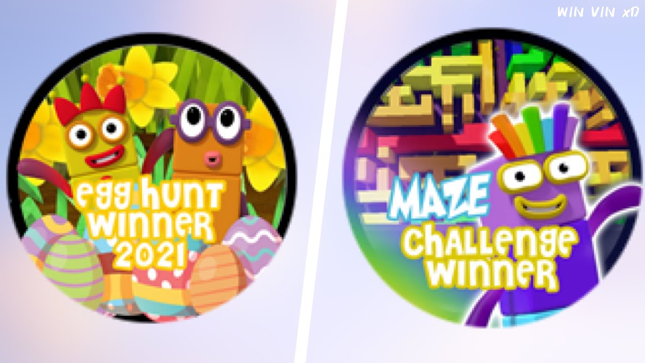 How to get the all badges in Numberblocks City | Roblox | WIN VIN xD ...