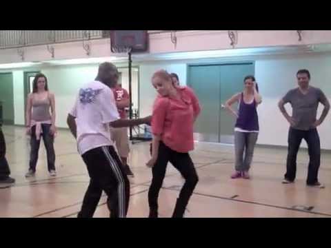 BASIC New Style Hustle Class 5/17/12 SHOW ME - YouTube
