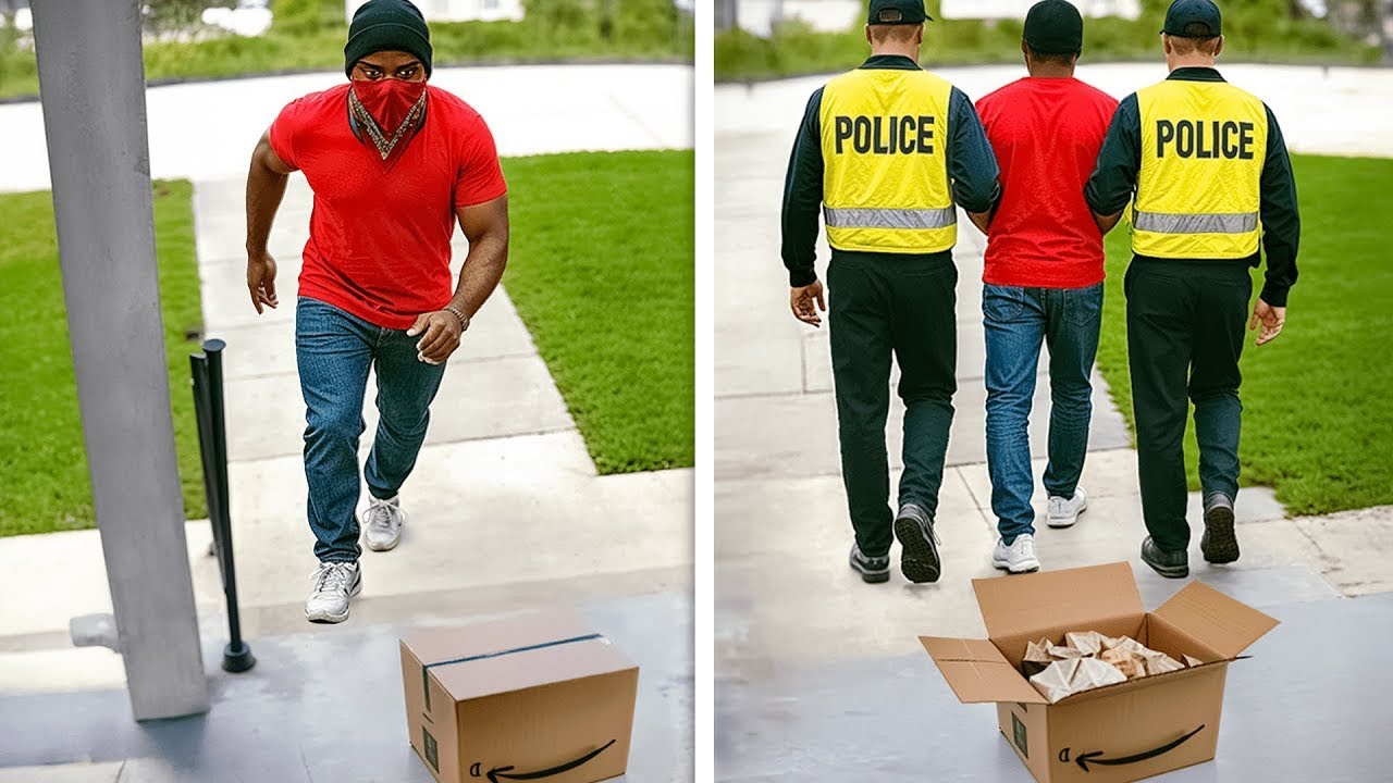 When Package Thieves STEAL From The WRONG House! - YouTube