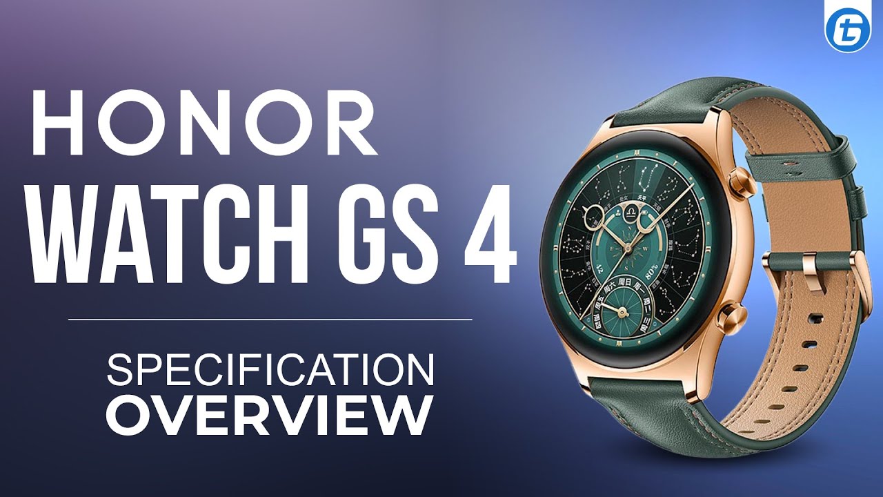 Honor Watch GS 4 Specification Overview - YouTube