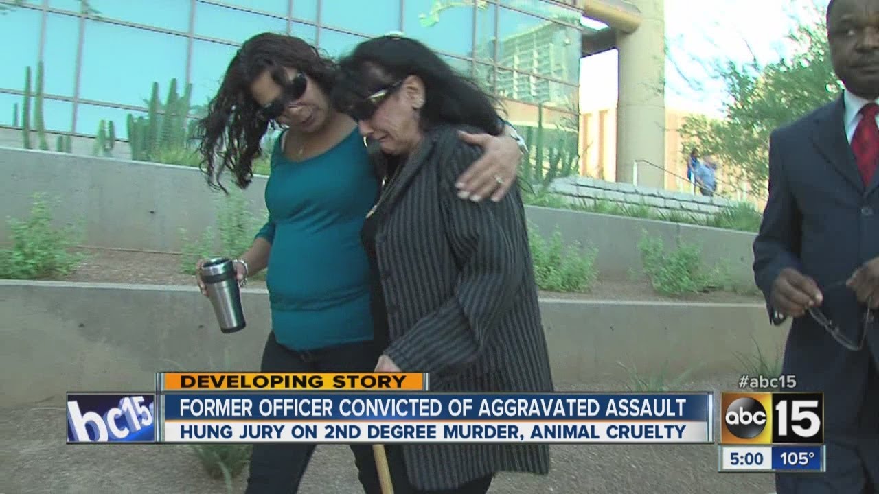 Former Phoenix officer convicted of aggravated assault - YouTube