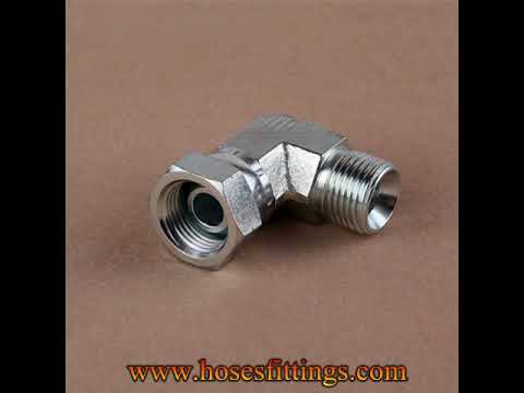 CNC Machining Jic 37 Deree Filare Fittings Elbow - YouTube