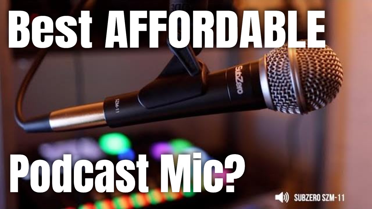 SubZero SZM-11 Dynamic Microphone Sound Test - A $30 RODE Procaster ...