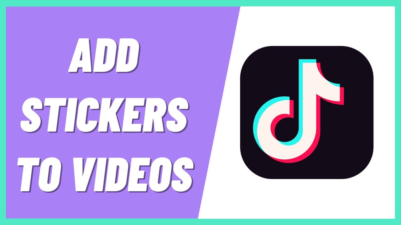 How to Add Stickers to Tiktok Videos - YouTube