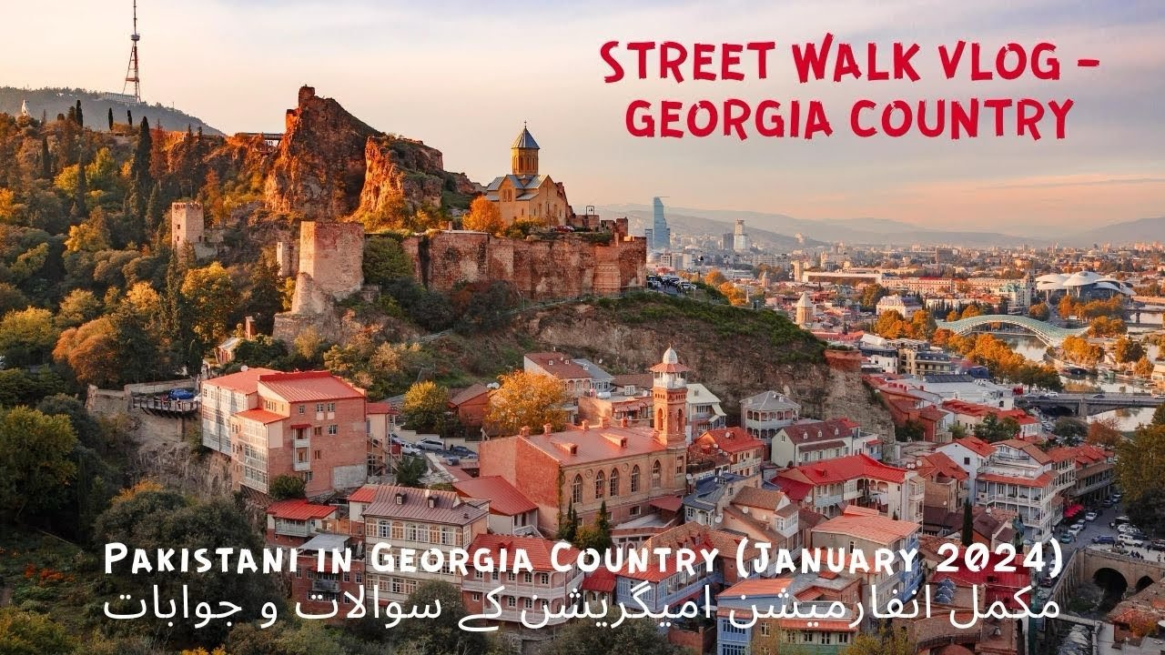 Dubai to Baku country and Baku to Georgia country | street walk vlog ...