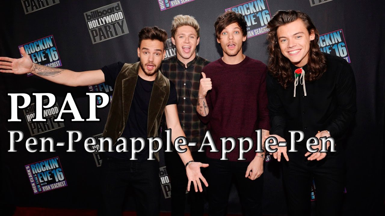 One Direction | Pen-Penapple-Apple-Pen | PPAP - YouTube