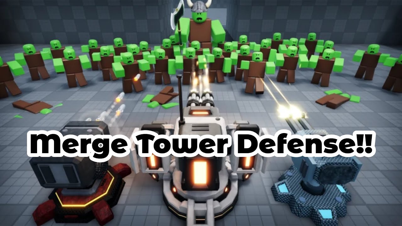 I Tried Out Merge Tower Defense!!! - YouTube