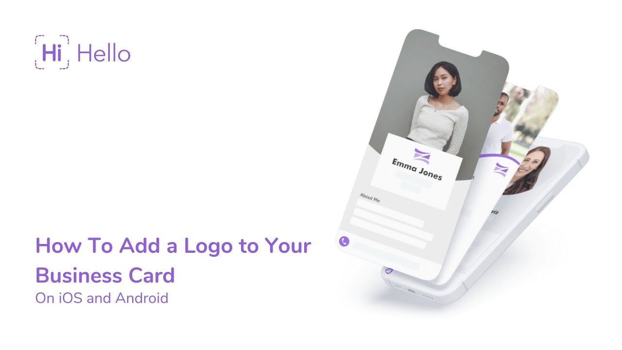 How To Add a Logo to a Business Card on iOS or Android - YouTube