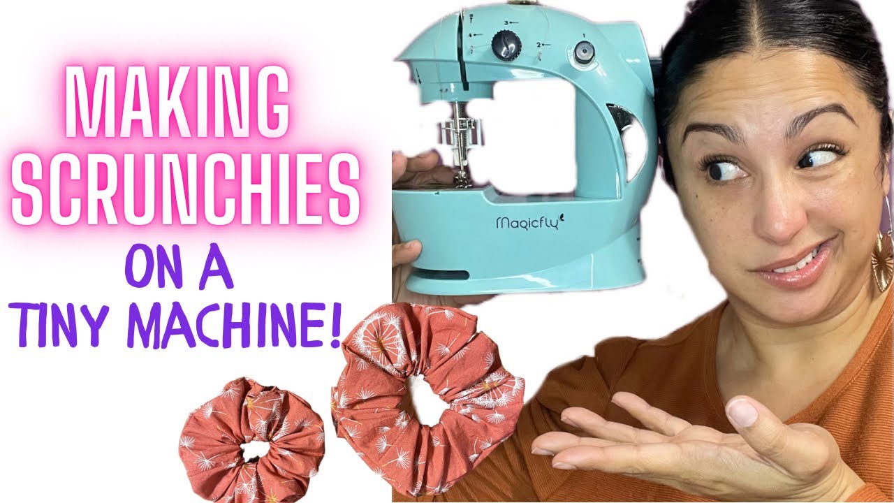 😲 Can I Make Scrunchies on a Tiny Machine? | Tutorial 🧵 - YouTube