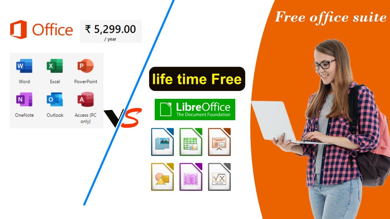 Best free ms office alternative LibreOffice suite || free office suite ...