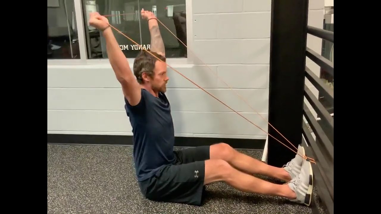 Shoulder Strength Exercise: Banded Z-Press - YouTube