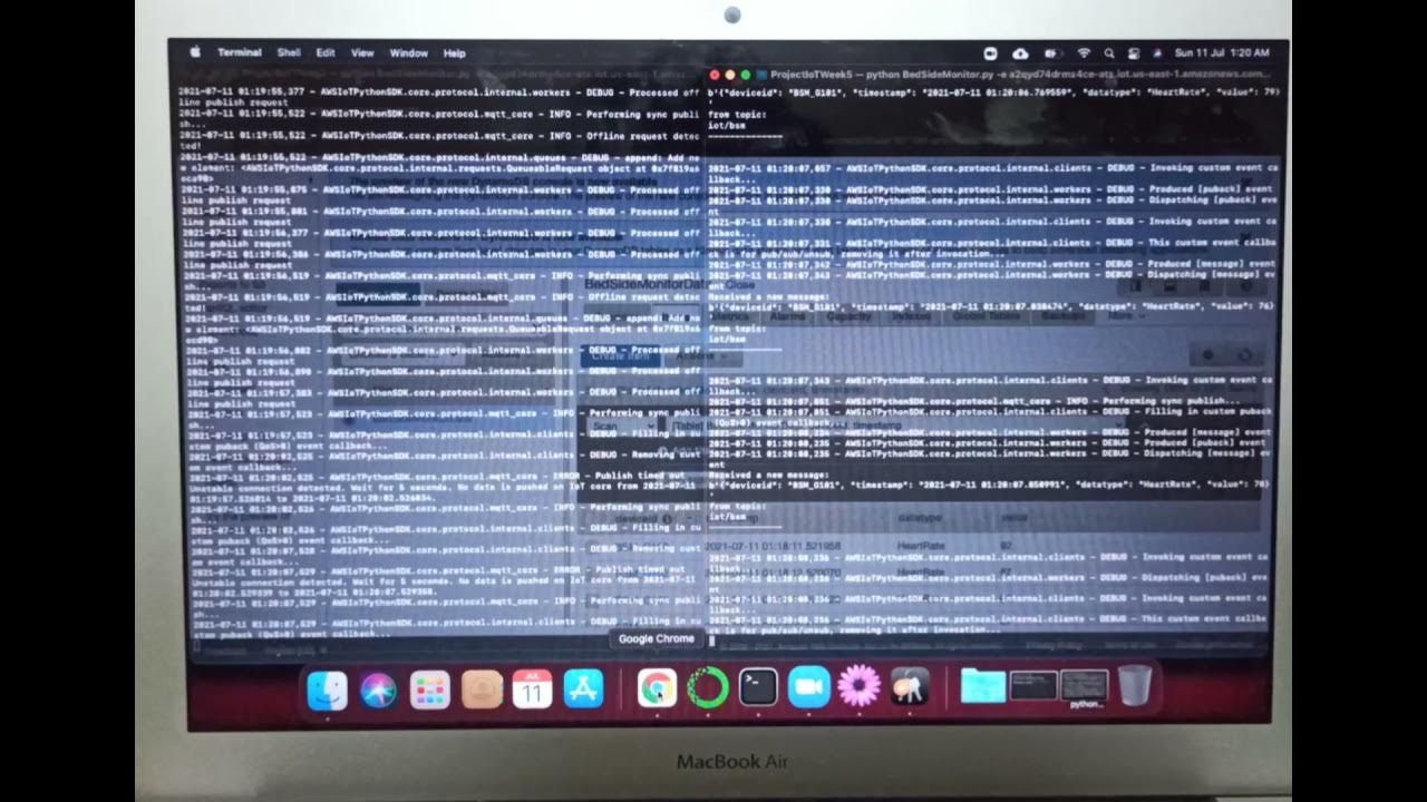 AWS IoT Core and DynamoDB - IoT Cloud simulation - YouTube