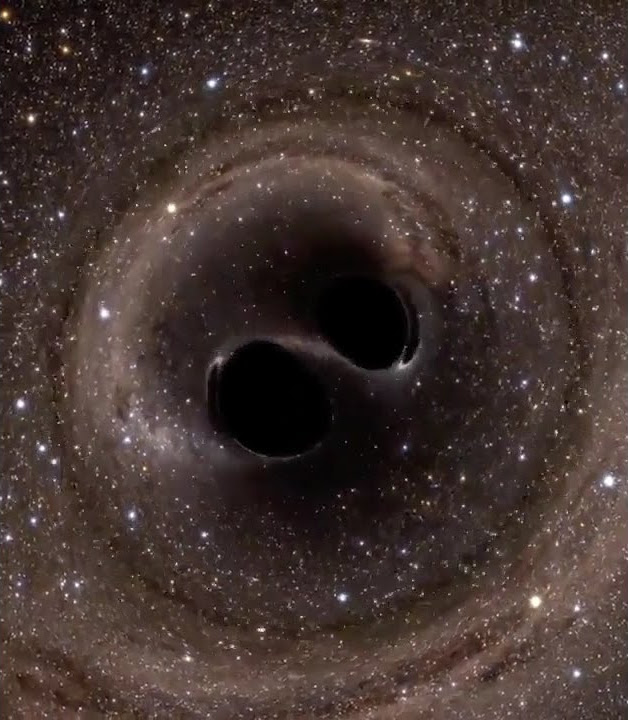 Two black holes merge into one. - YouTube
