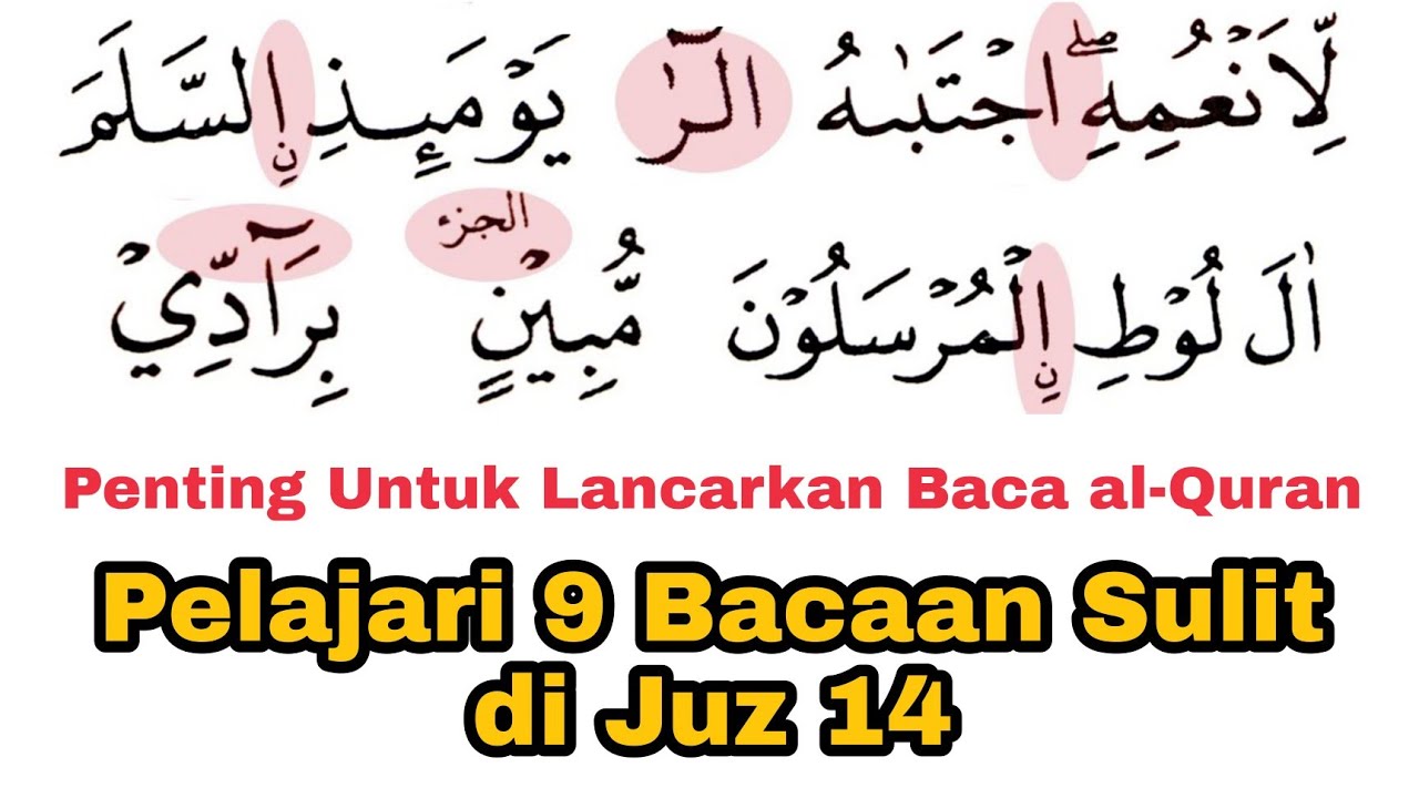 Juz 14. Pelajari 9 Bacaan Sulit di Juz 14 Agar Lancar dan Pandai Baca ...