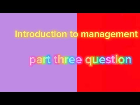 Introduction to managment mid exam - YouTube