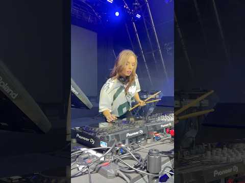 Nothing like my Blade remake at a day rave 😍 thanks Lost Minds Festival! 🫶 #dj #djdrummer