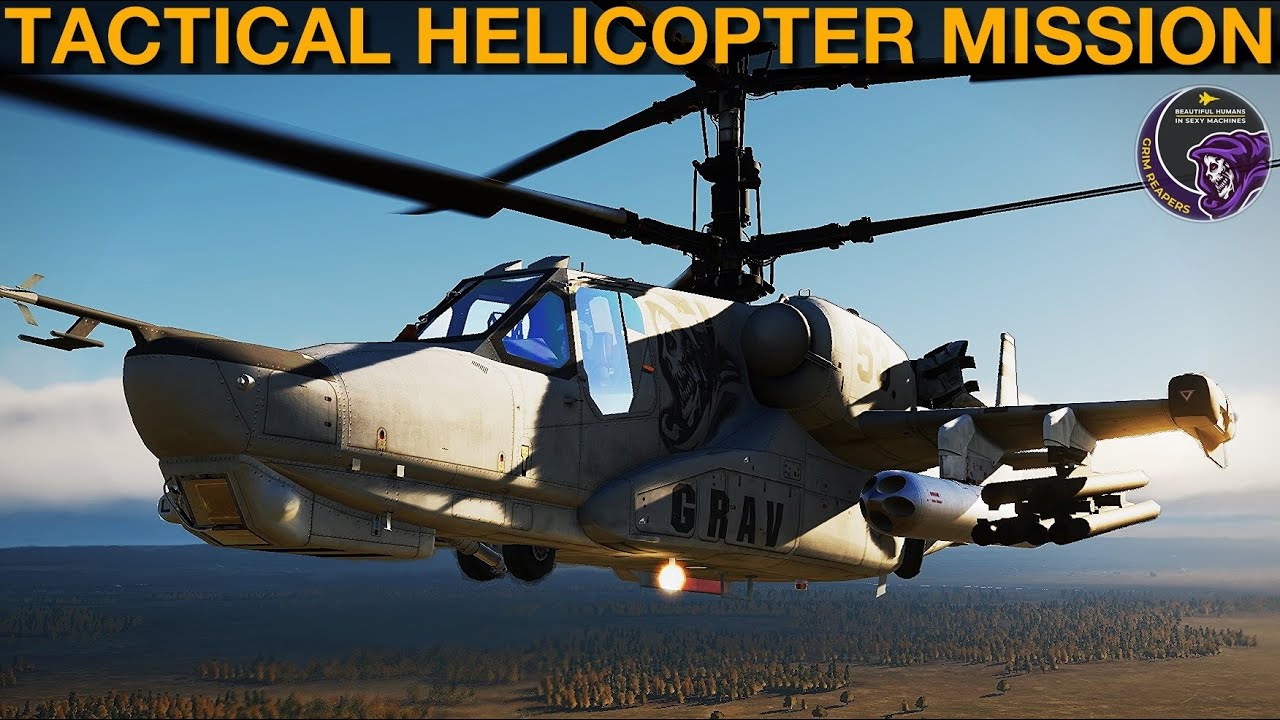 Tactical Helicopter Mission On Public Server | DCS WORLD - YouTube