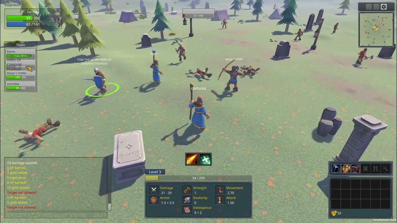 Knightborn - Co op gameplay footage (early alpha) - YouTube